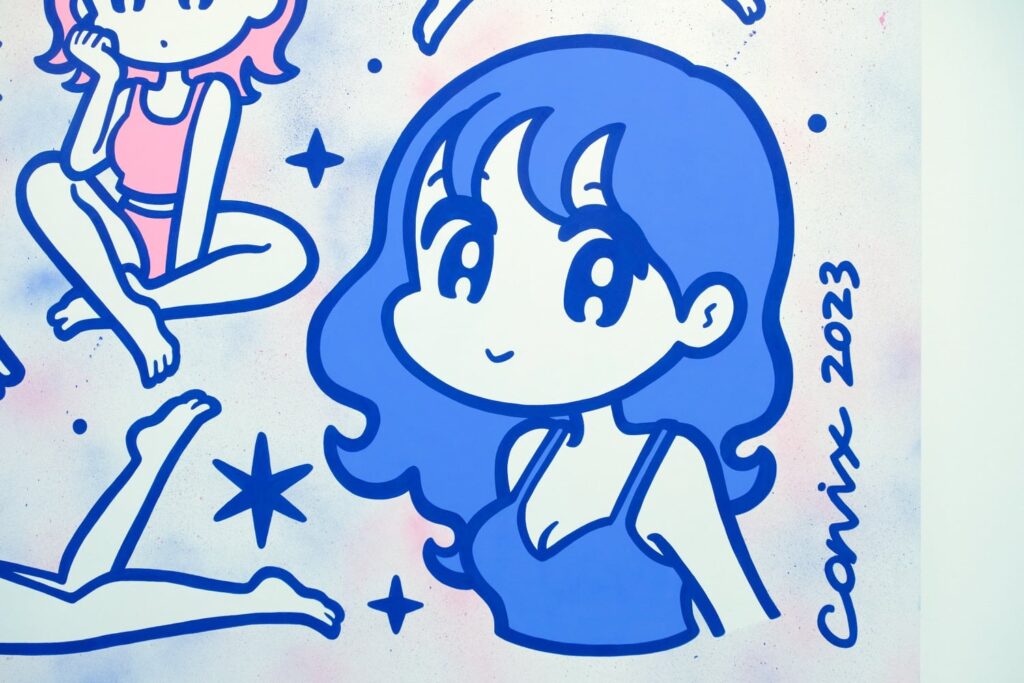 conix個展「conix mood」｜コミック的可愛さの公約数をミニマルに表現したアートをご紹介｜アート数奇